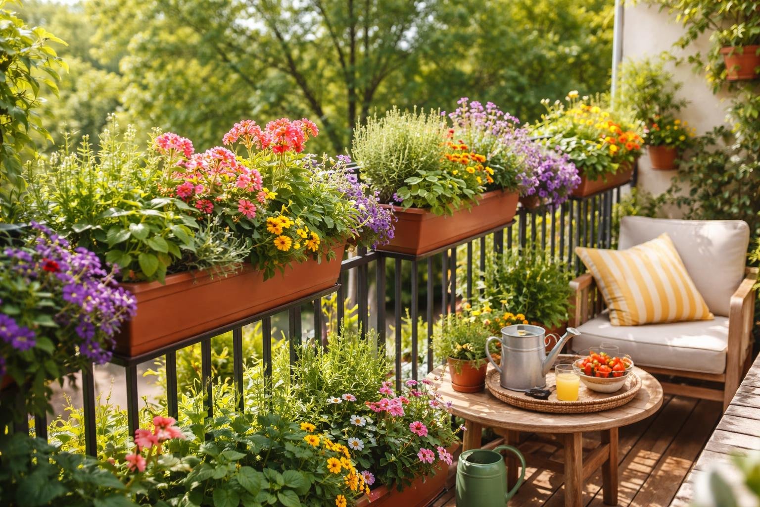 Wunderschone Balkon Bepflanzen Ganzjahrig Fotos
